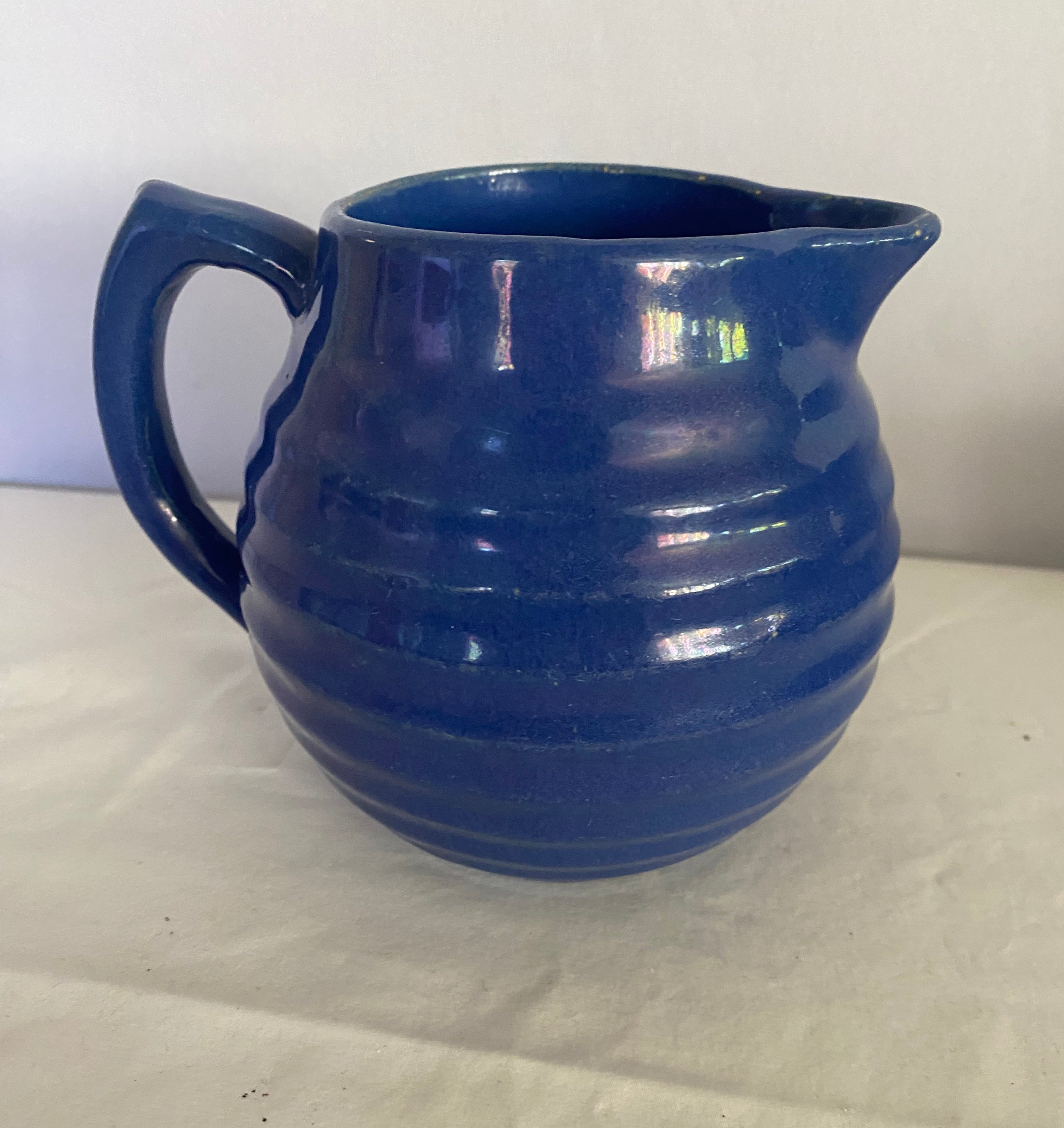 Bauer Smallest Pitcher, Cobalt glaze — 2Q20