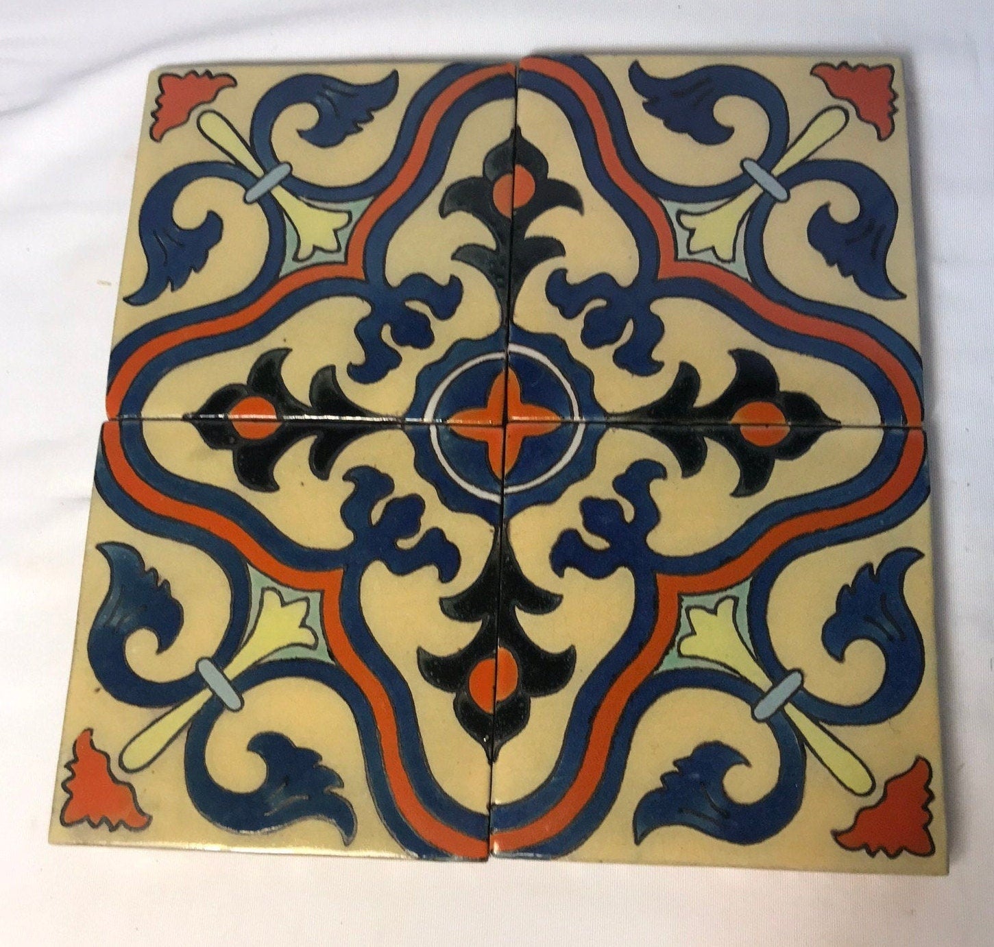 Catalina Decorative Tile Set, Unset in Mint Condition 4-6" tiles — 2Q20